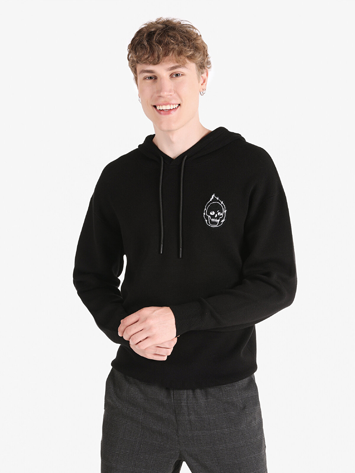 Джемпер мужской Colin's CL1065585 черный S