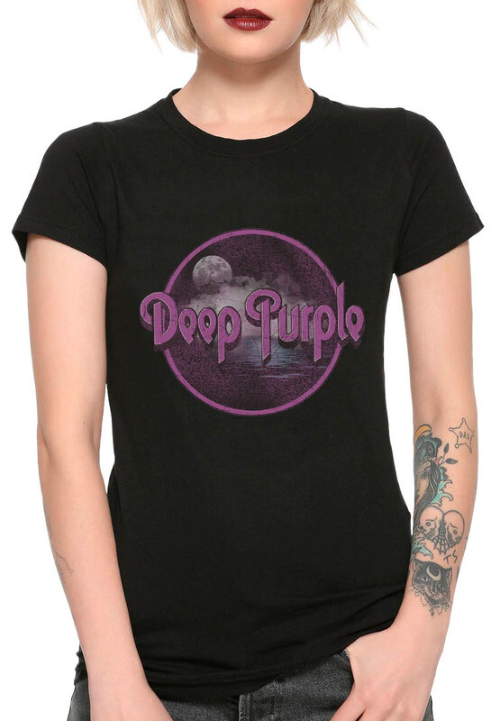Футболка женская DreamShirts Studio Deep Purple 621-deep-1 черная 2XL