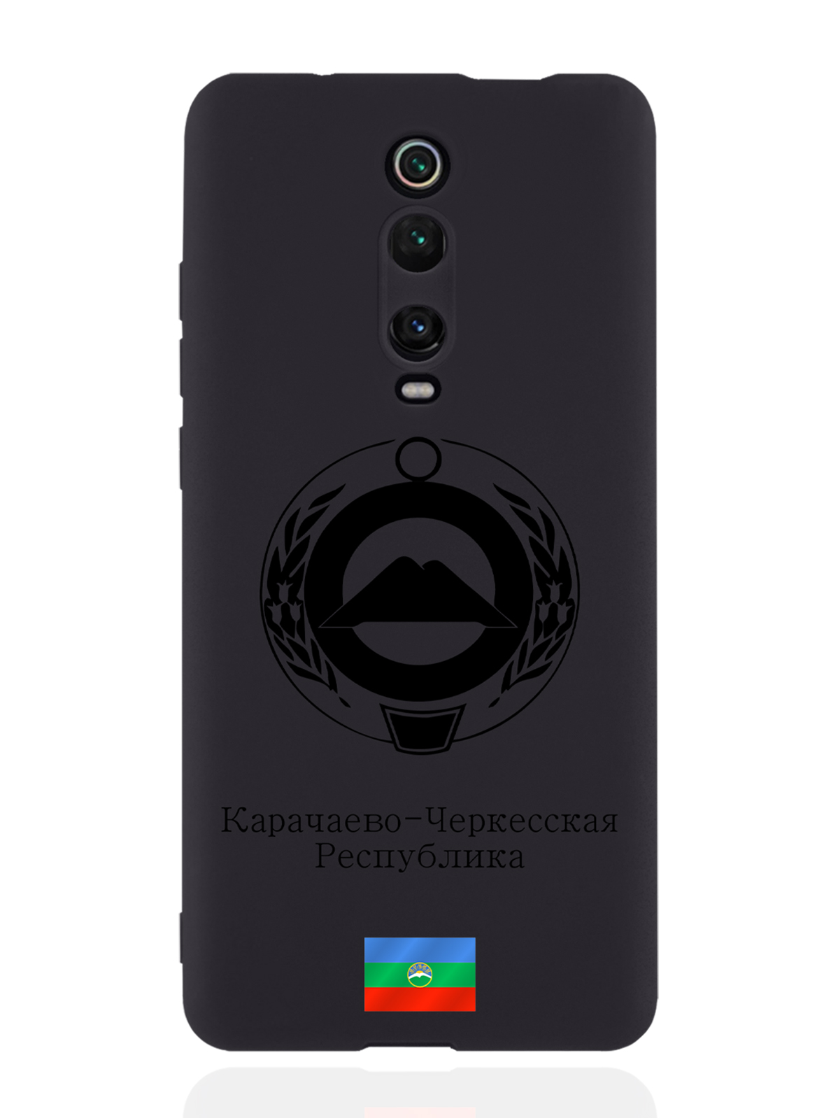 Чехол SignumCase для Xiaomi Mi 9T Черный Герб Карачаево-Черкесии черный