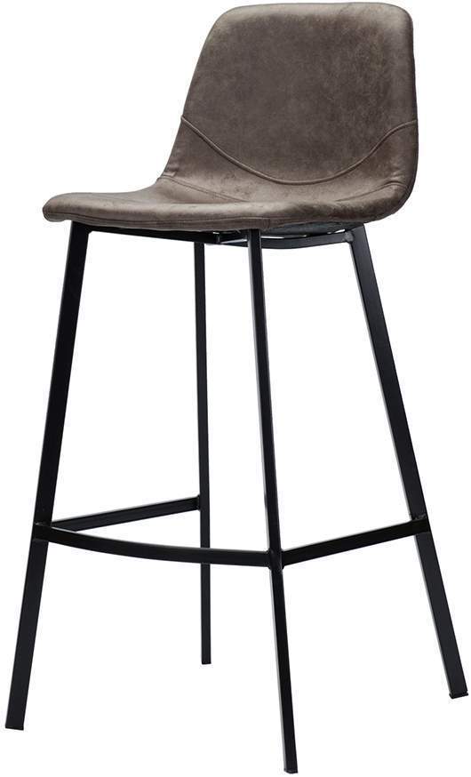 Барный стул Bergenson Bjorn BEHBST-HUMF08, коричневый/черный/серо-коричневый