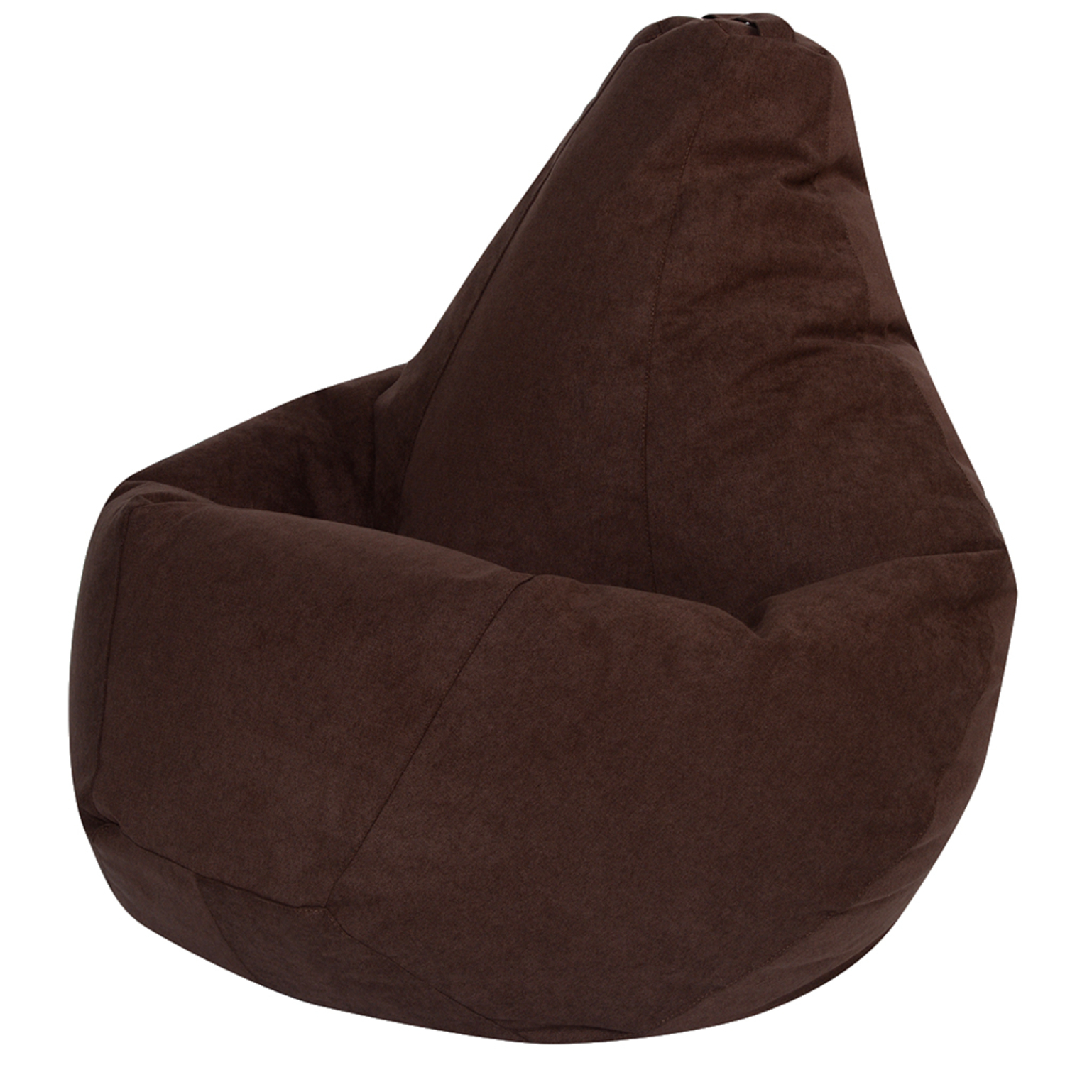 Кресло Мешок Груша Bean-Bag Коричневый Велюр 2XL, Классический