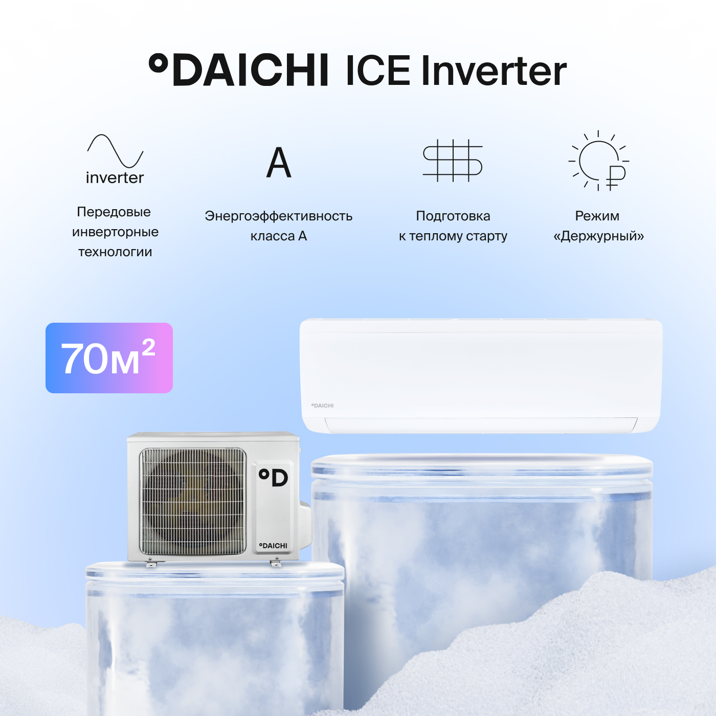 Сплит-система Daichi ICE70AVQS1R-1/ICE70FVS1R-1