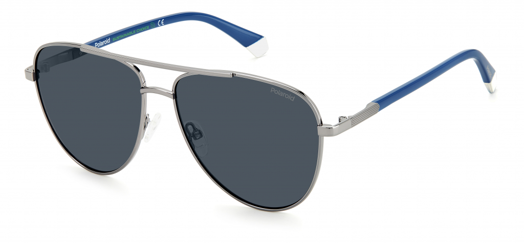 Солнцезащитные очки мужские Polaroid PLD 4126/S синие