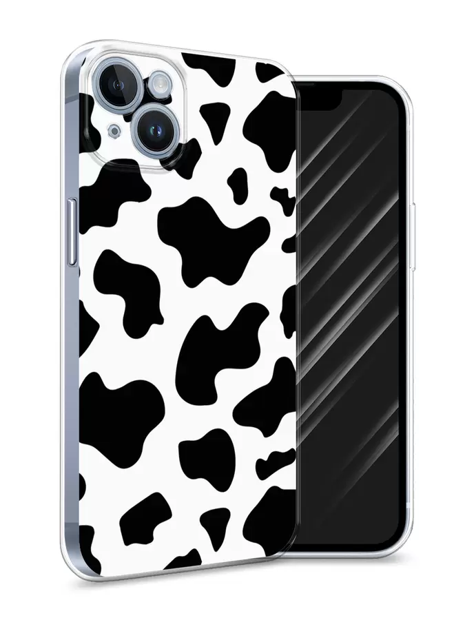 Силиконовый чехол Awog "Пятна коровы" для Apple iPhone 14