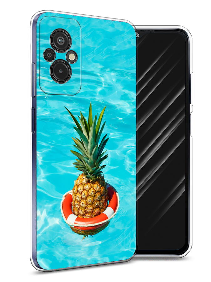 Чехол Awog на Xiaomi Redmi 11 Prime 4G "Ананас в бассейне"