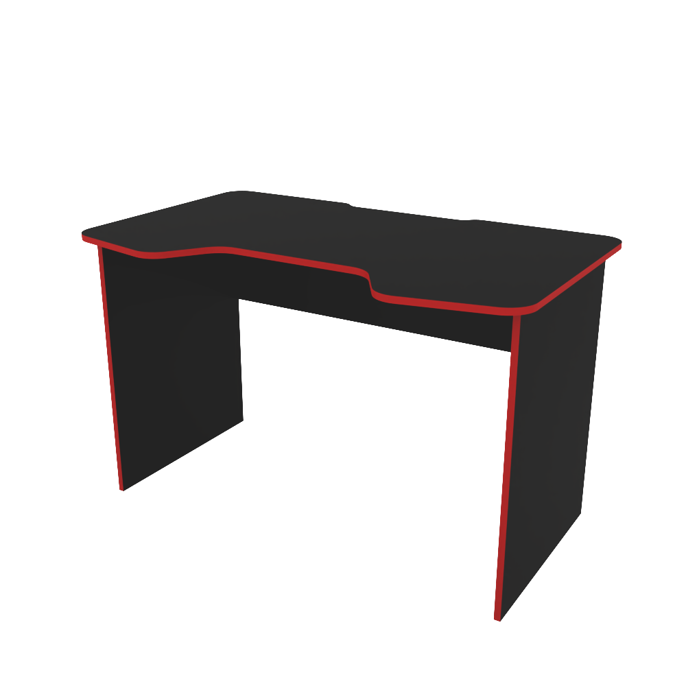 Игровой компьютерный стол Rekarito ECO 120 см черный/красный