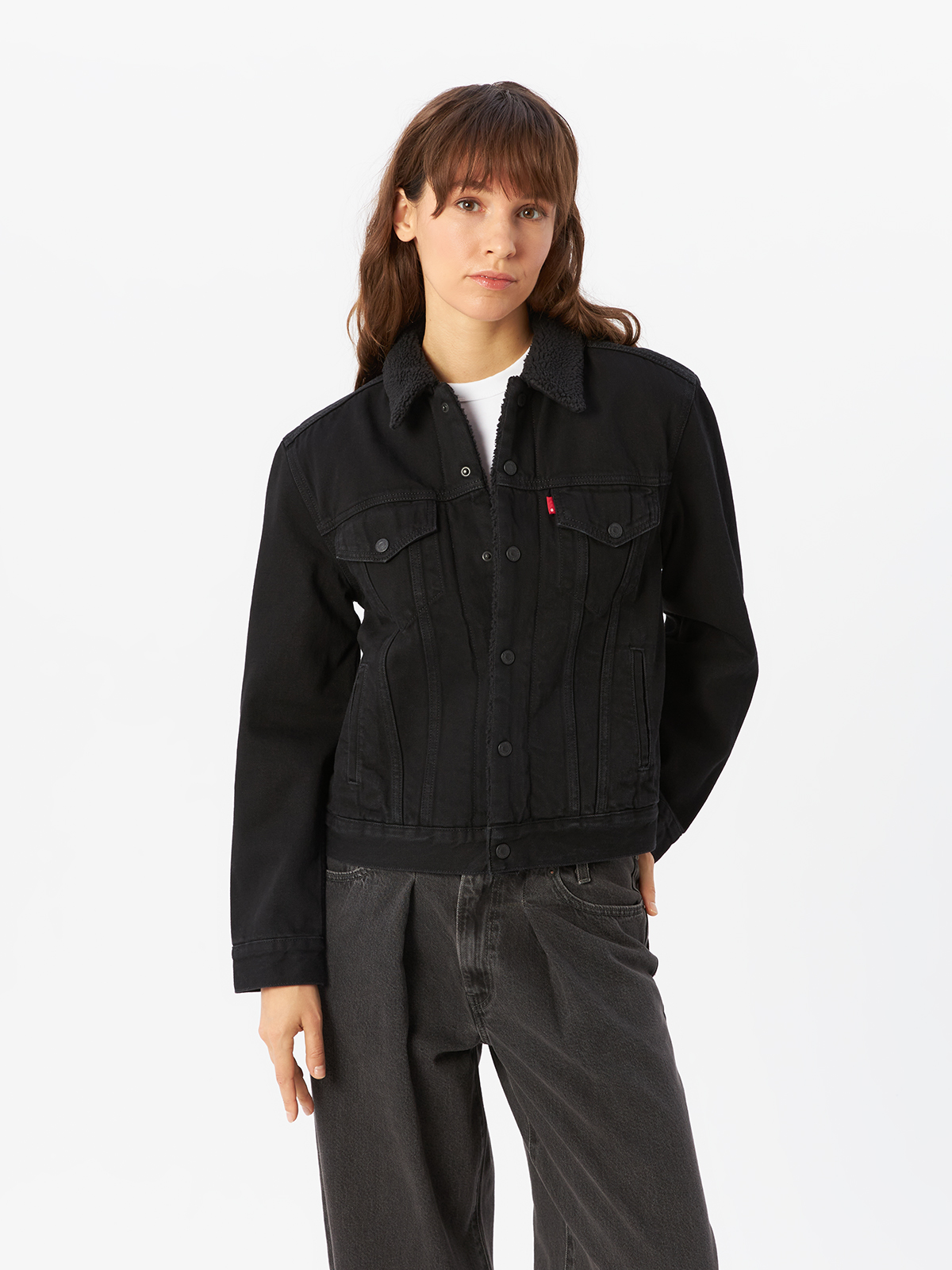 Джинсовая куртка женская Levis 36137-0015 черная M