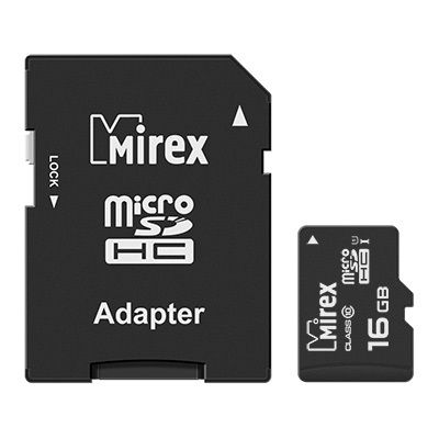 Карта памяти Micro SDHC MIREX 16GB
