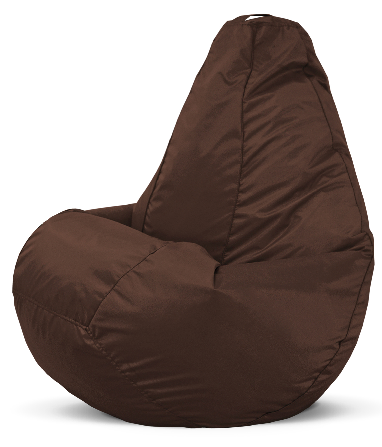 Кресло-мешок PUFLOVE пуфик груша, размер XXL, коричневый оксфорд