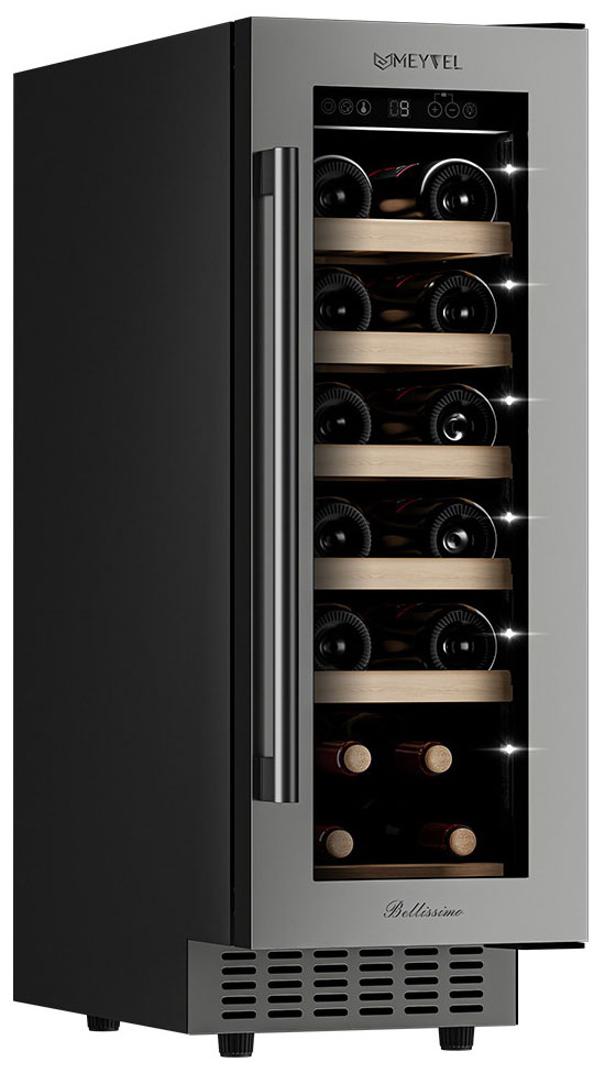 Встраиваемый винный шкаф Meyvel MV19-KST1 серебристый