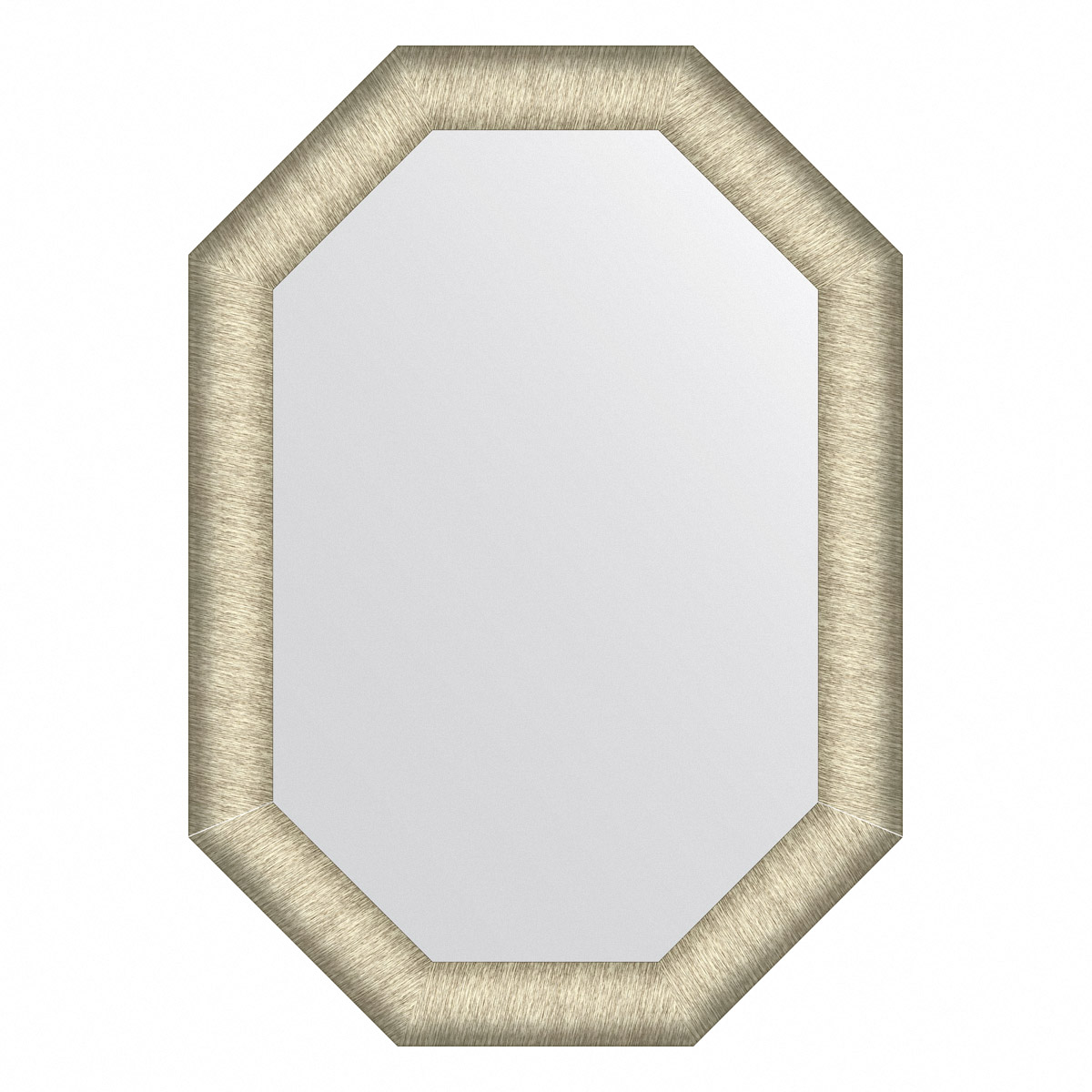 Зеркало в раме 50x70см Evoform BY 7424 брашированное серебро