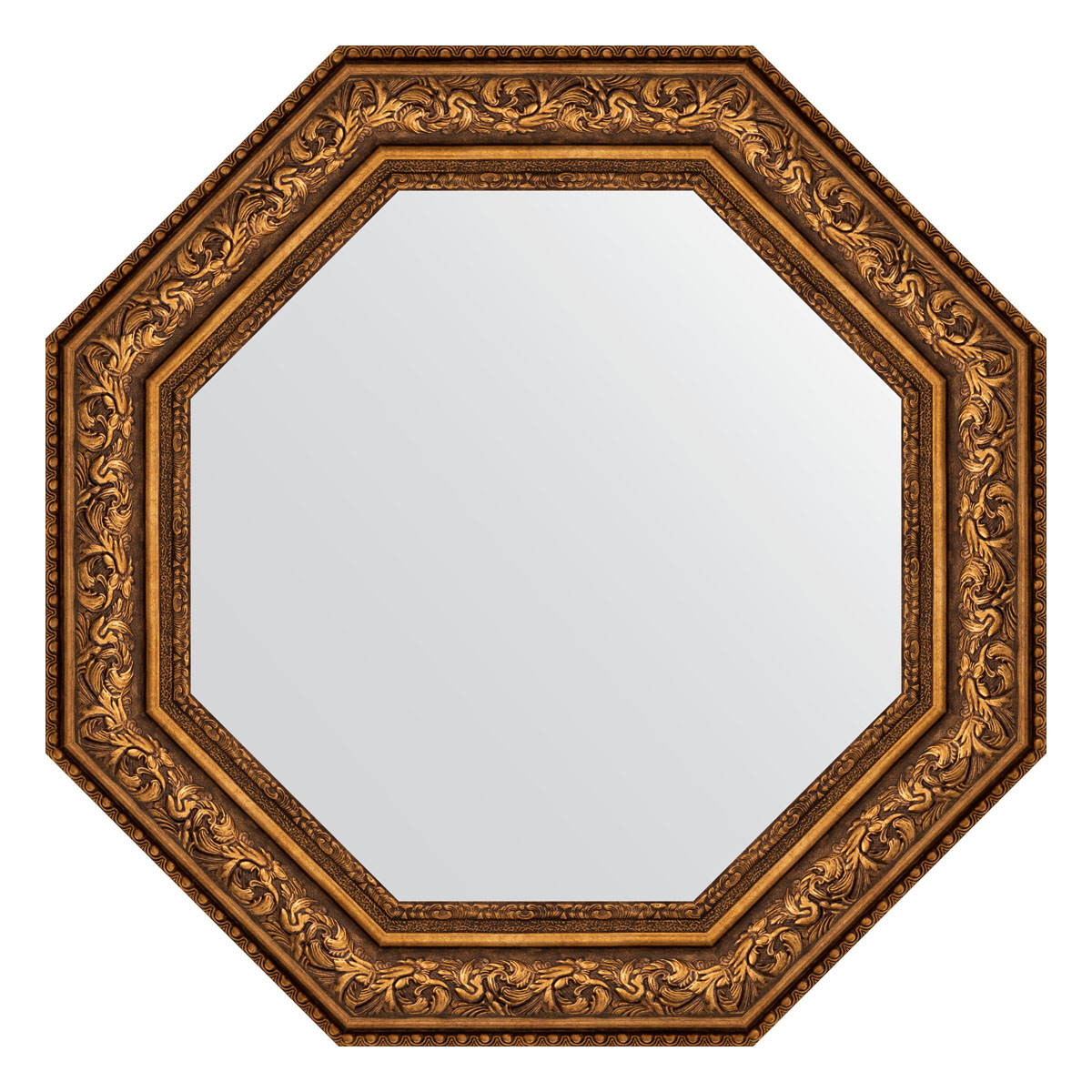Зеркало в раме 75x75см Evoform BY 7389 виньетка состаренная бронза