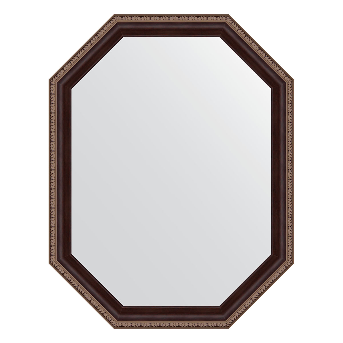 Зеркало в раме 54x69см Evoform BY 7274 махагон с орнаментом