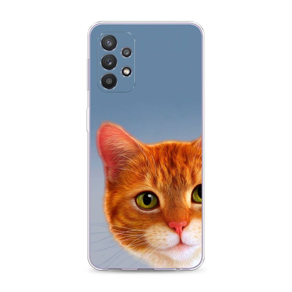Чехол на Samsung Galaxy A32 "Любопытный котик"