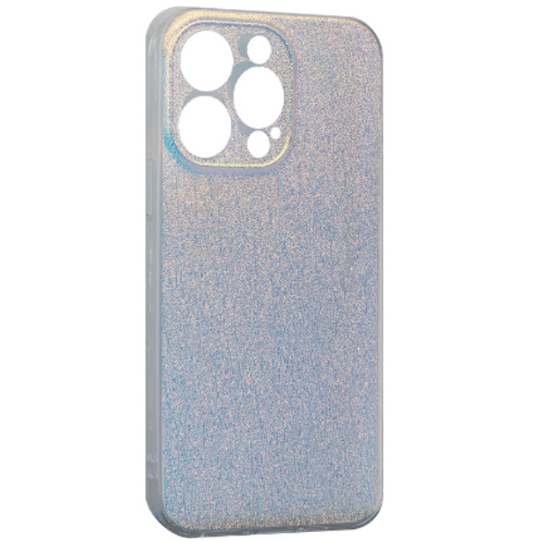 Чехол Iphone 13 Pro, синий с блеском