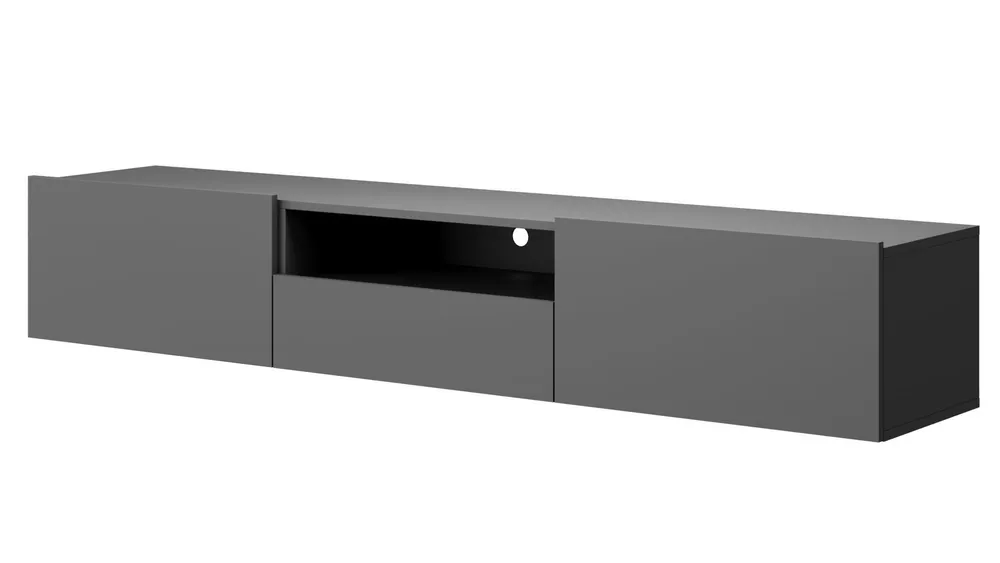 ТВ-тумба НК-Мебель Plano 16, Серый графит