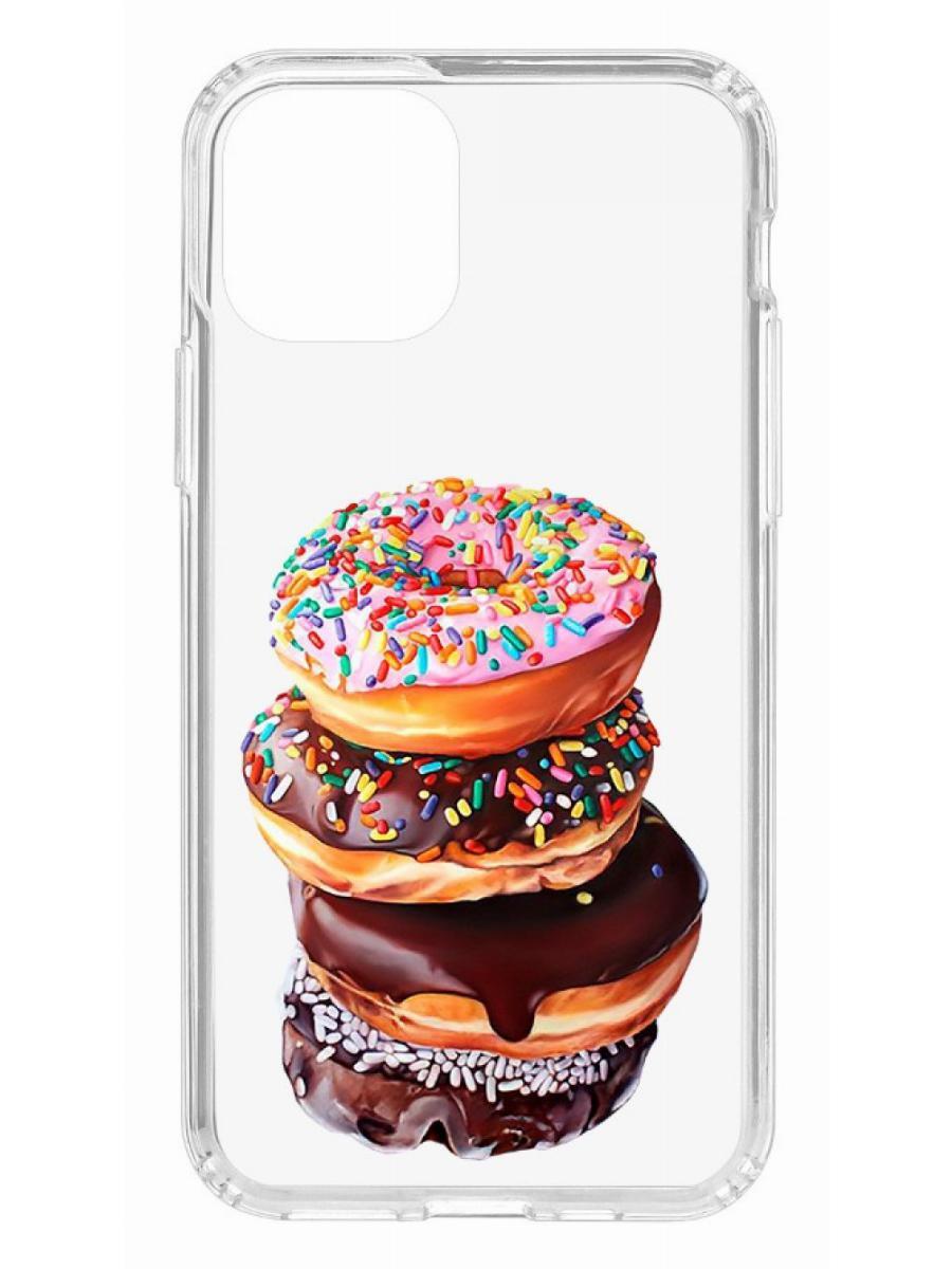 Чехол на Apple iPhone 11 Pro Kruche Print Donuts