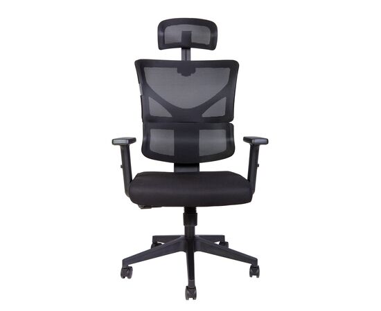 Кресло офисное / Толедо / черная спинка / черная сидушка