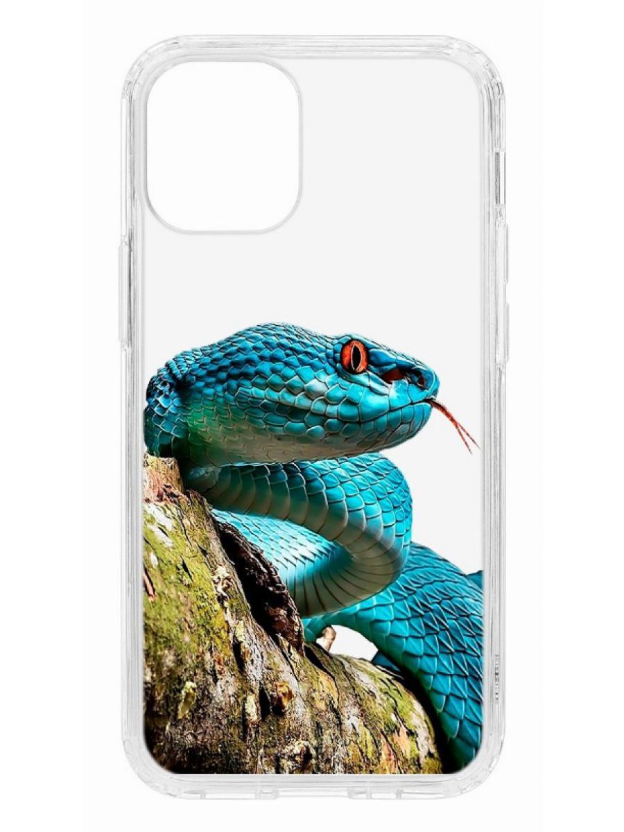Чехол на Apple iPhone 12 mini Kruche Print Змея