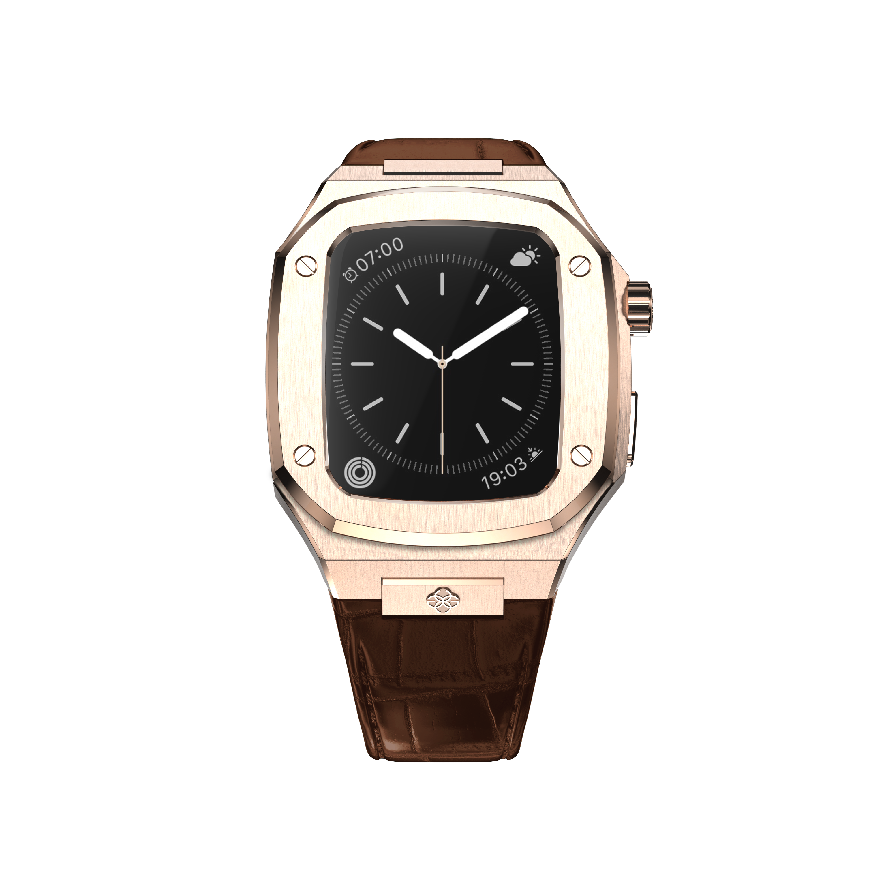 Чехол Golden Concept WC-CL44-RG-BR для смарт-часов Apple Watch Series 6 44mm коричневый