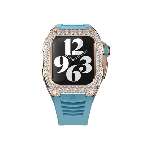Чехол Golden Concept WC-RST45-RG-RG-SW для смарт-часов Apple Watch Series 6 44mm голубой
