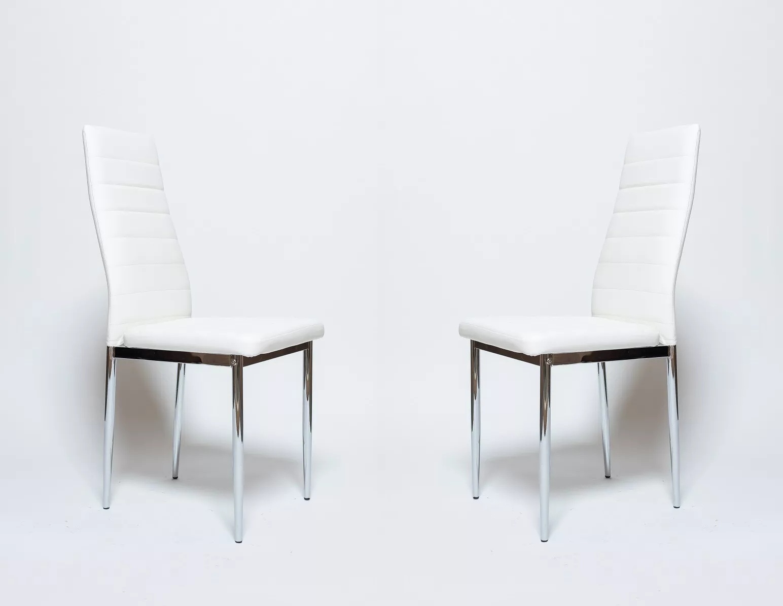 Комплект стульев 2 шт. La Room F 261-3, хром/белый