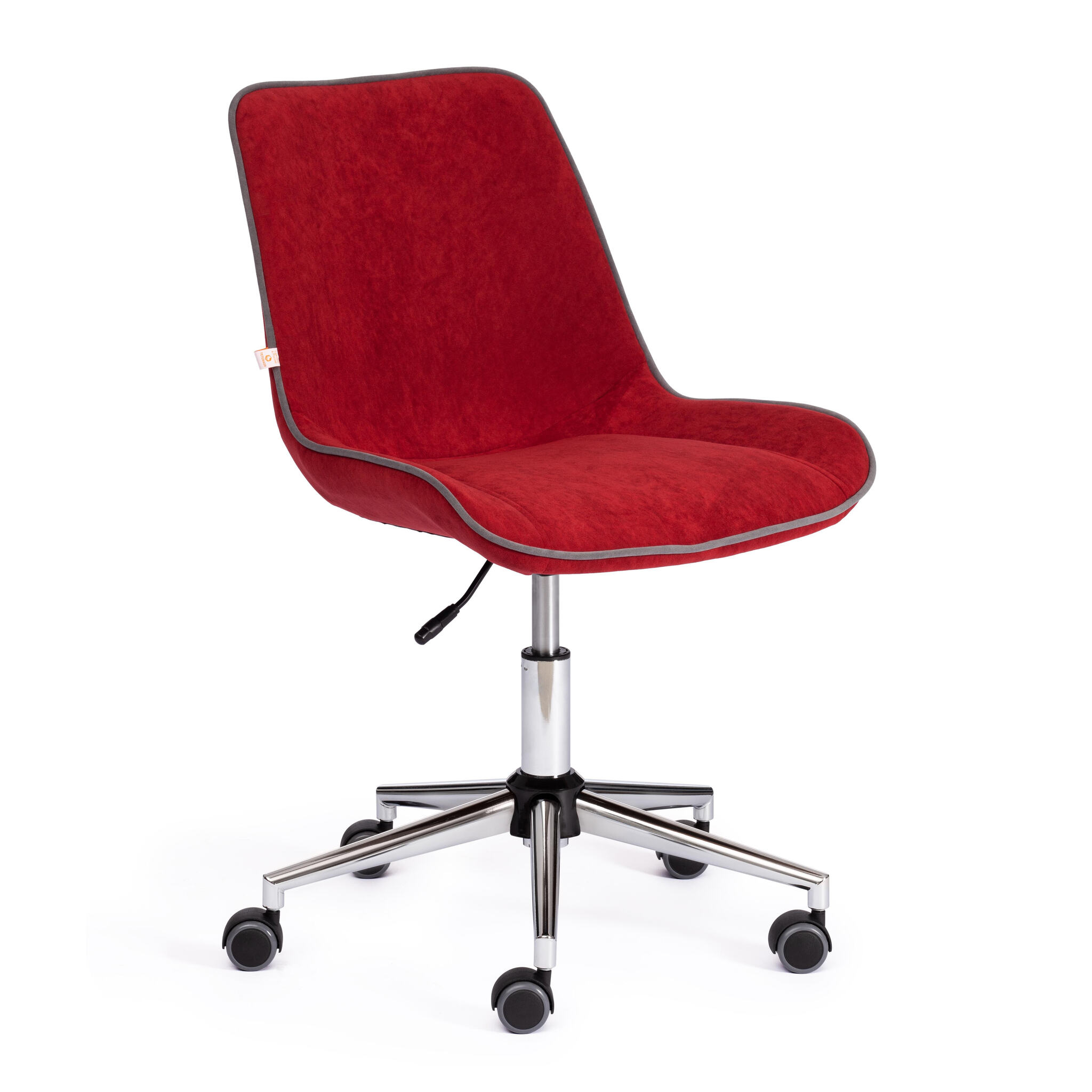 Офисное кресло Империя Стульев Style, флок, бордовый