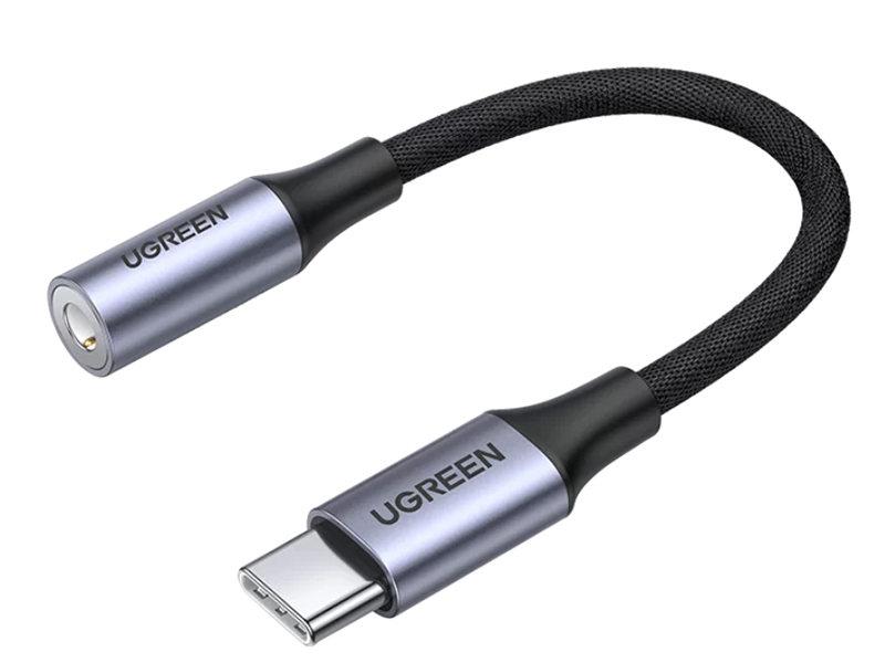 Переходник Ugreen USB-C - Jack 3.5mm 10cm 80154