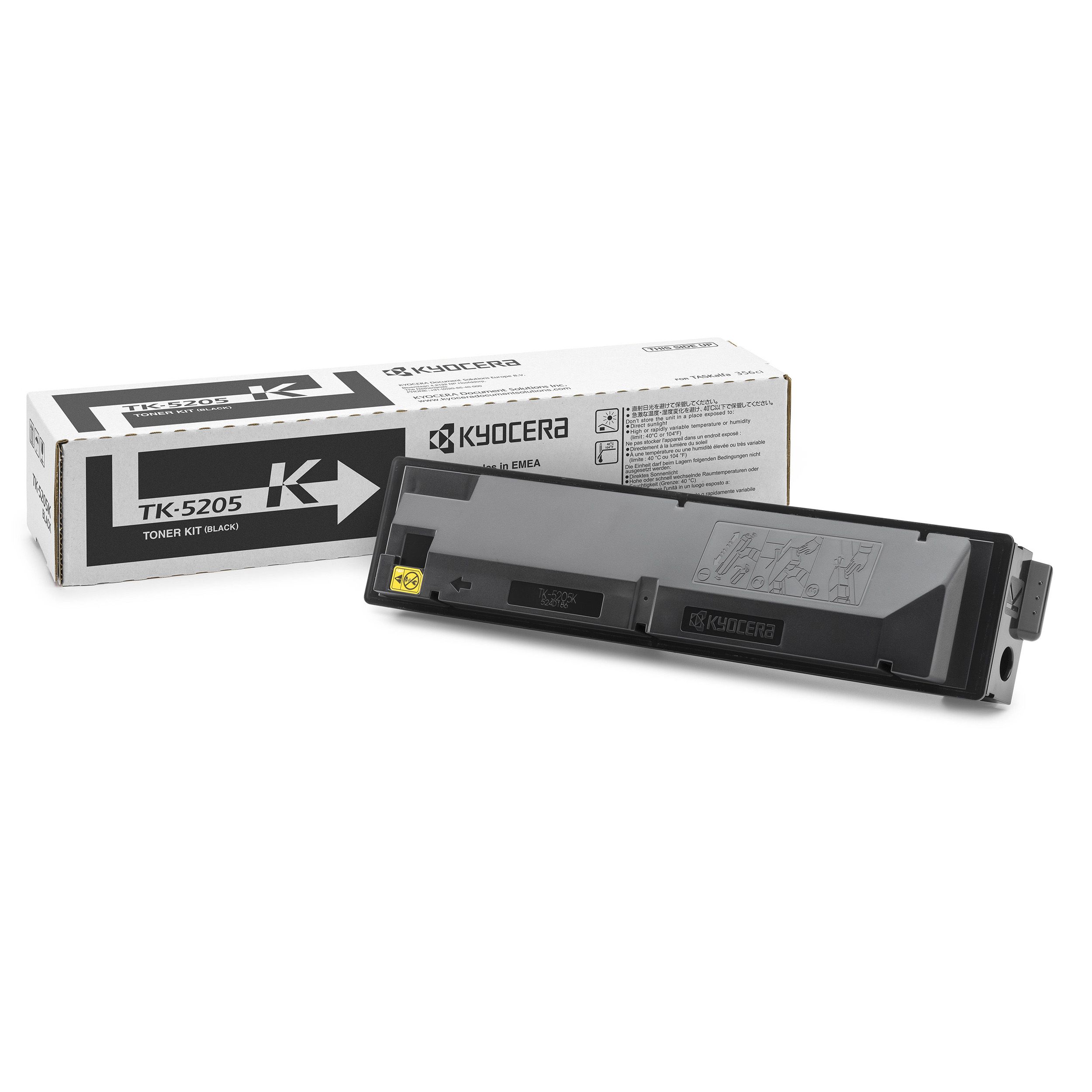 Картридж для лазерного принтера Kyocera TK-5205K, черный, оригинал