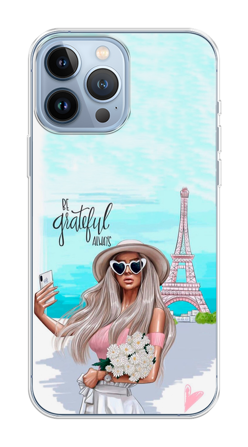 Чехол на Apple iPhone 13 Pro Max "Селфи Париж"