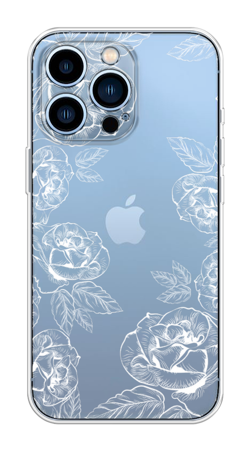 Чехол на Apple iPhone 13 Pro "Розы графика"