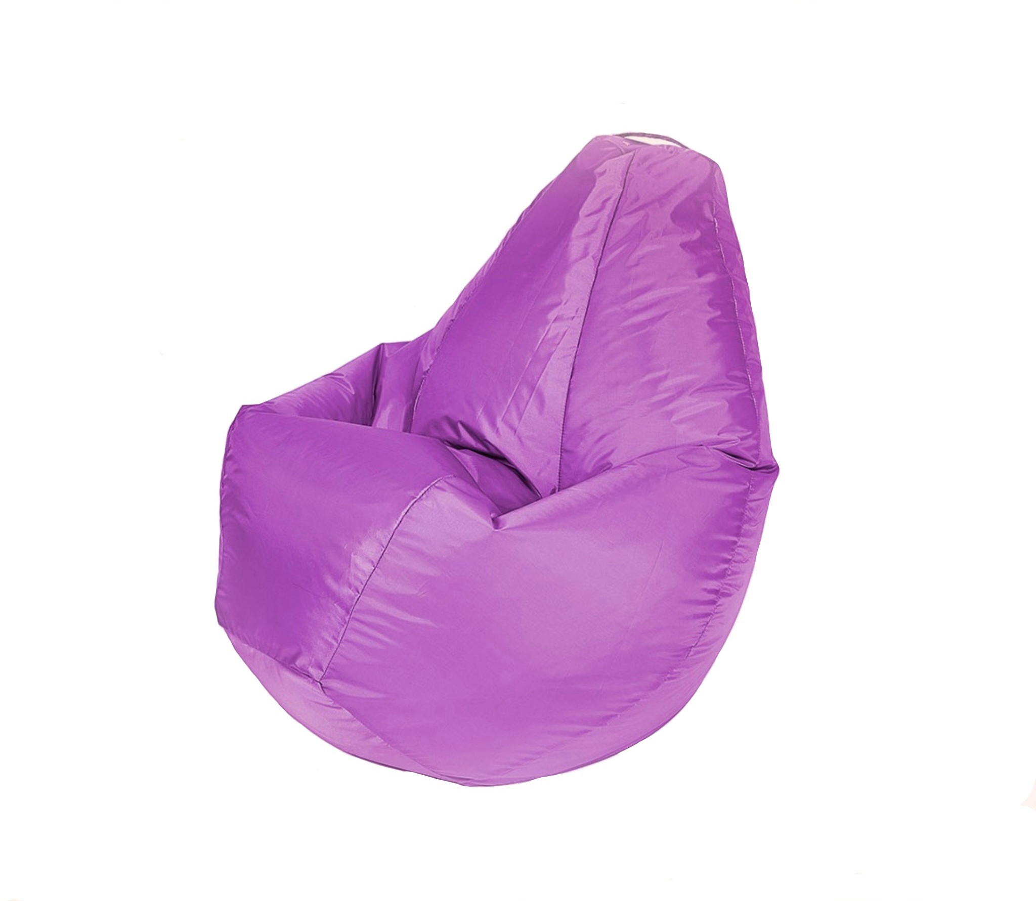 кресло мешок WowPuff ГРУША малая 90см пенополистирол водоотталкивающая ткань. Фиолетовый