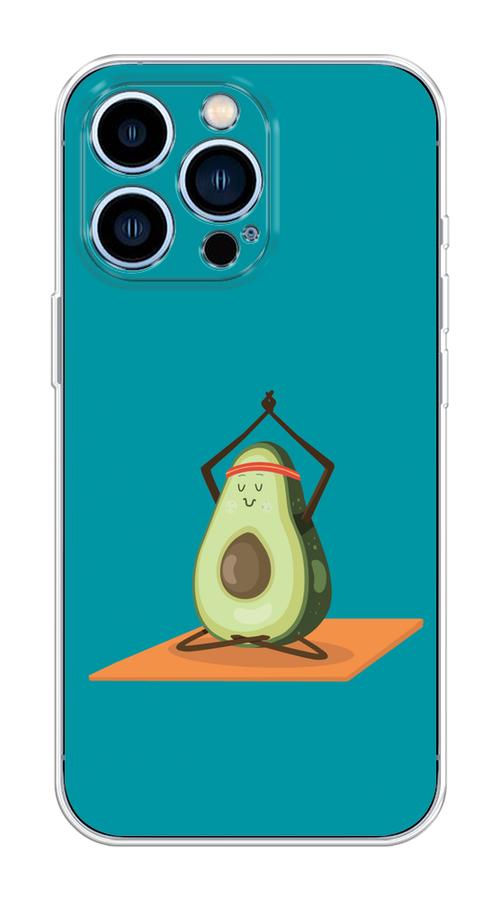 Чехол на Apple iPhone 13 Pro "Расслабься с авокадо"
