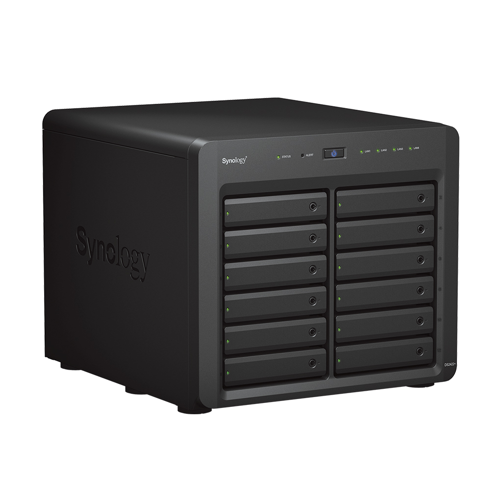 Сетевое хранилище данных Synology DS2422+ black (10002732631)