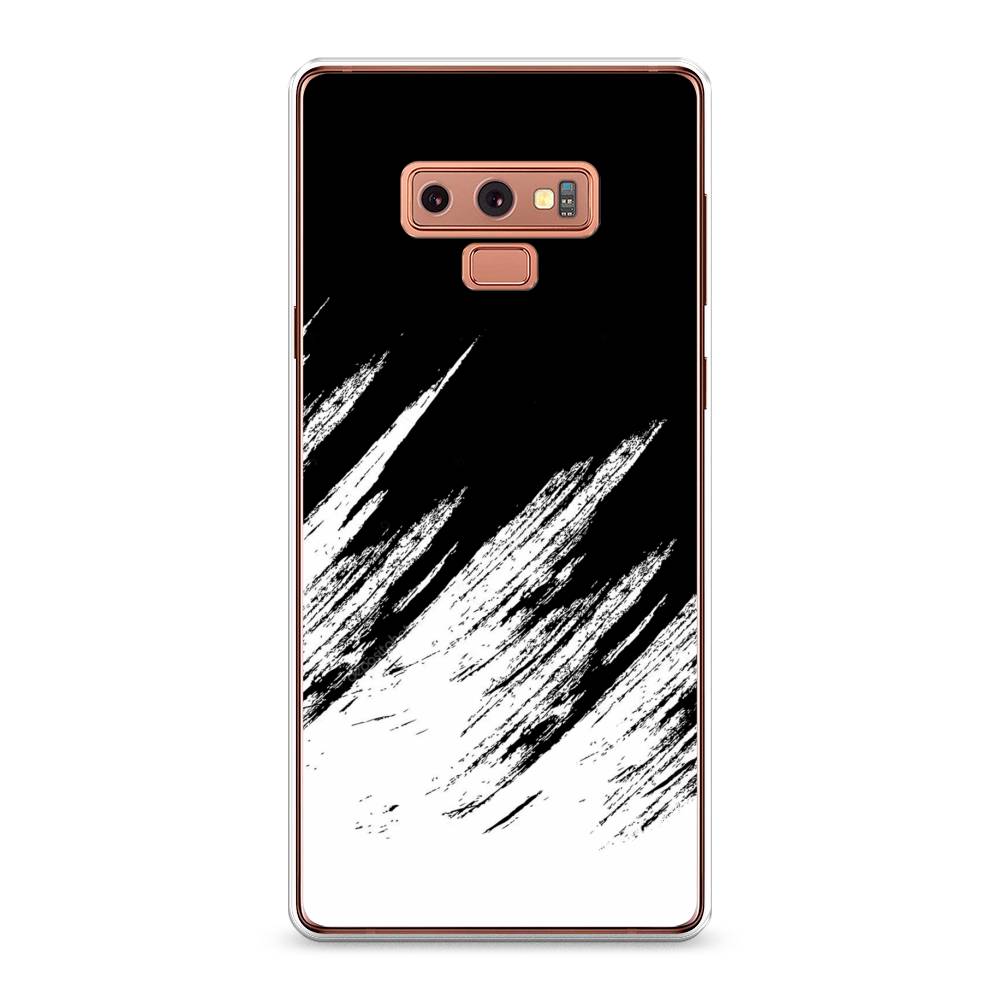 Чехол Awog  на Samsung Galaxy Note 9 "Черно белые брызги"