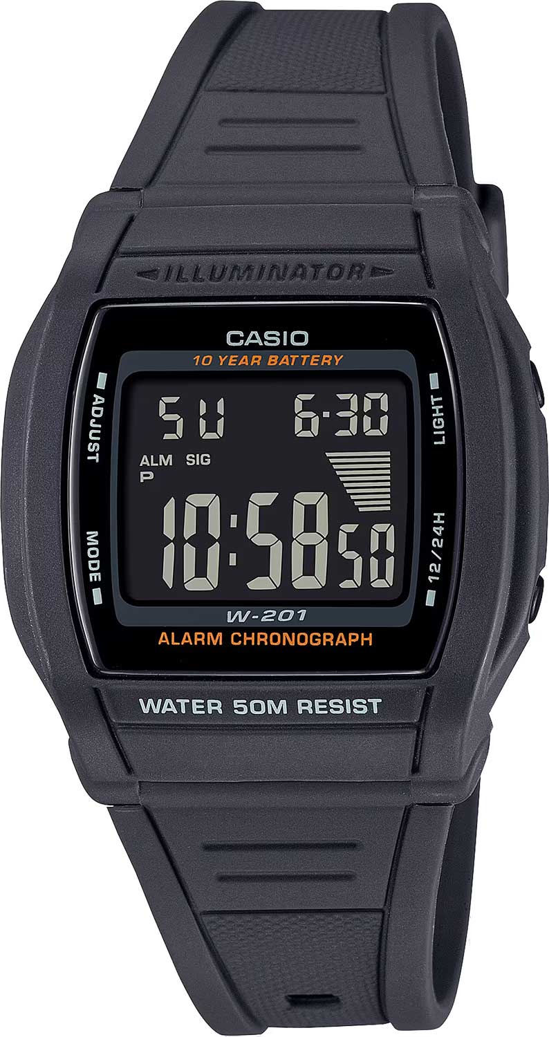 Наручные часы мужские Casio W-201-1B