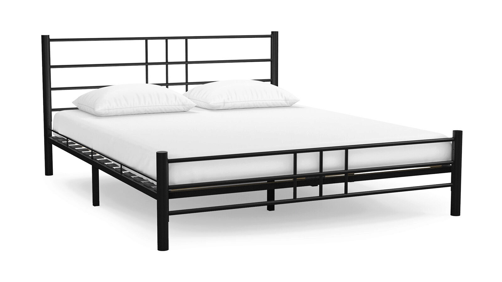 Кровать металлическая Askona Chris, цвет черный 160x200