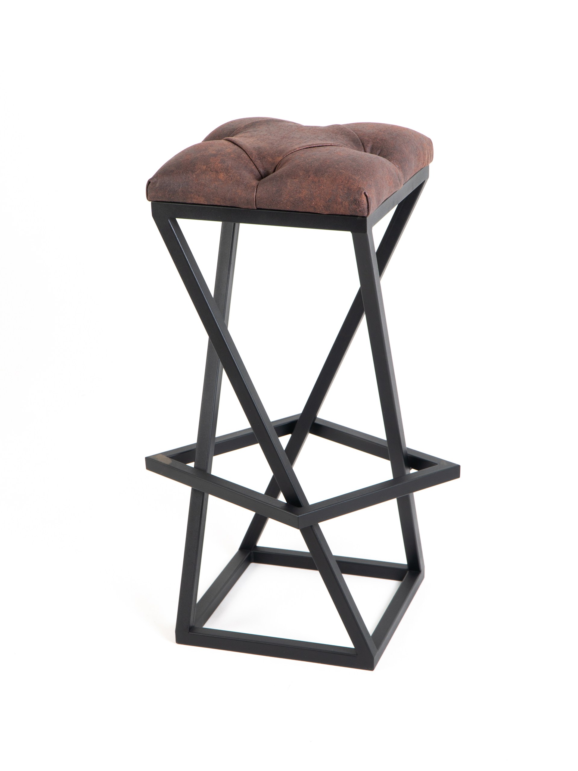 Барный стул 36x36x79 см, коричневый