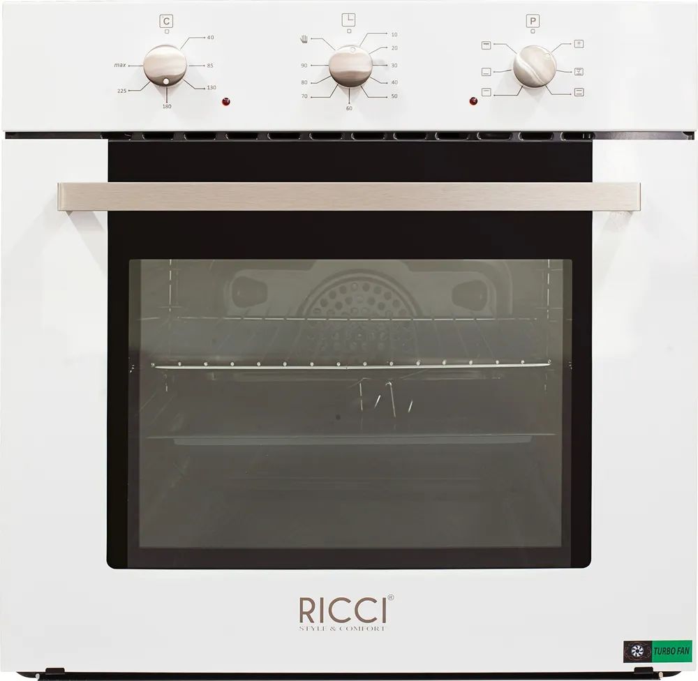 Встраиваемый электрический духовой шкаф RICCI REO-611WH белый