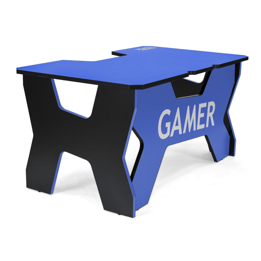 Стол компьютерный Generic Comfort Gamer 2/N/B black/blue