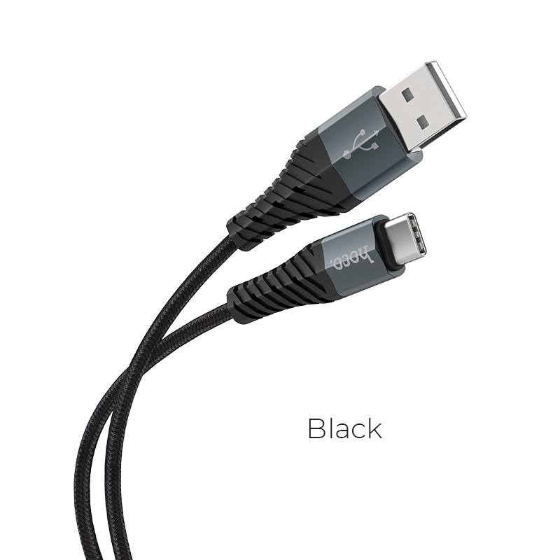 Дата-кабель Hoco X38 Cool Charging USB - USB Type-C 1 м, черный