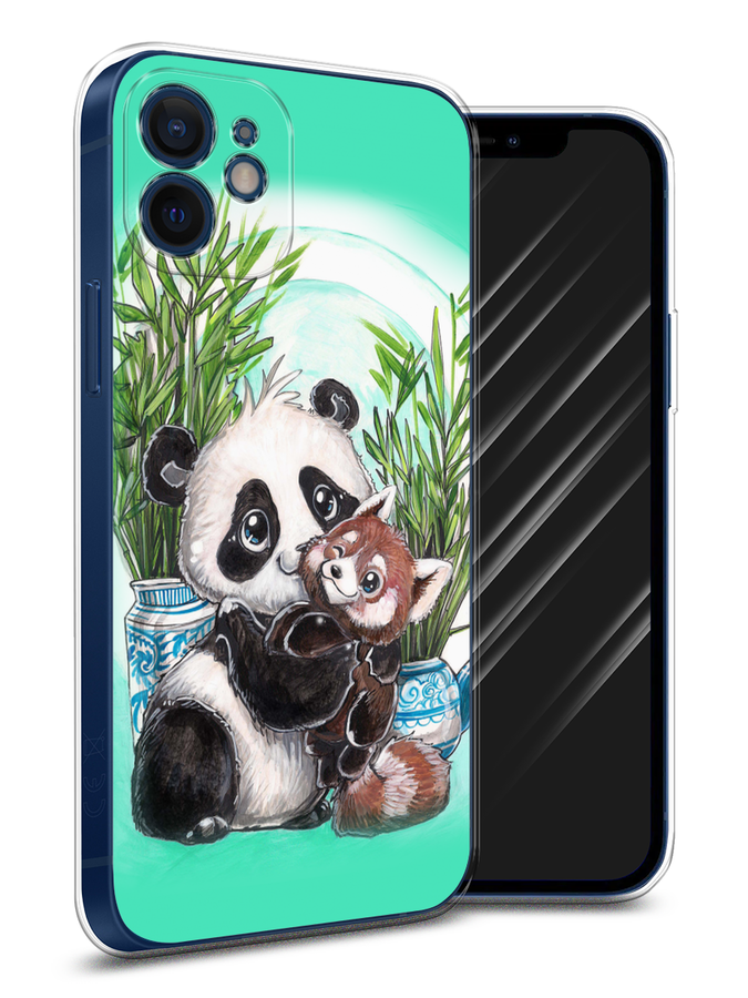 Чехол Awog на Apple iPhone 12 mini / Айфон 12 mini "Друзья зверята"