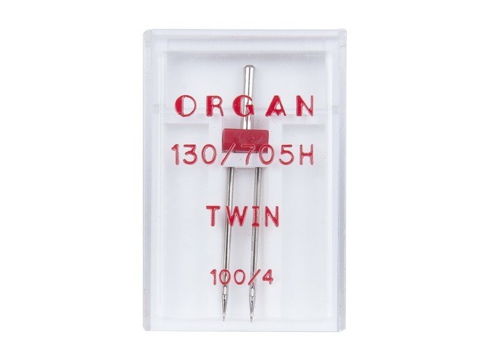 Иглы "Organ" двойные №100/4 для БШМ упак,1 игла