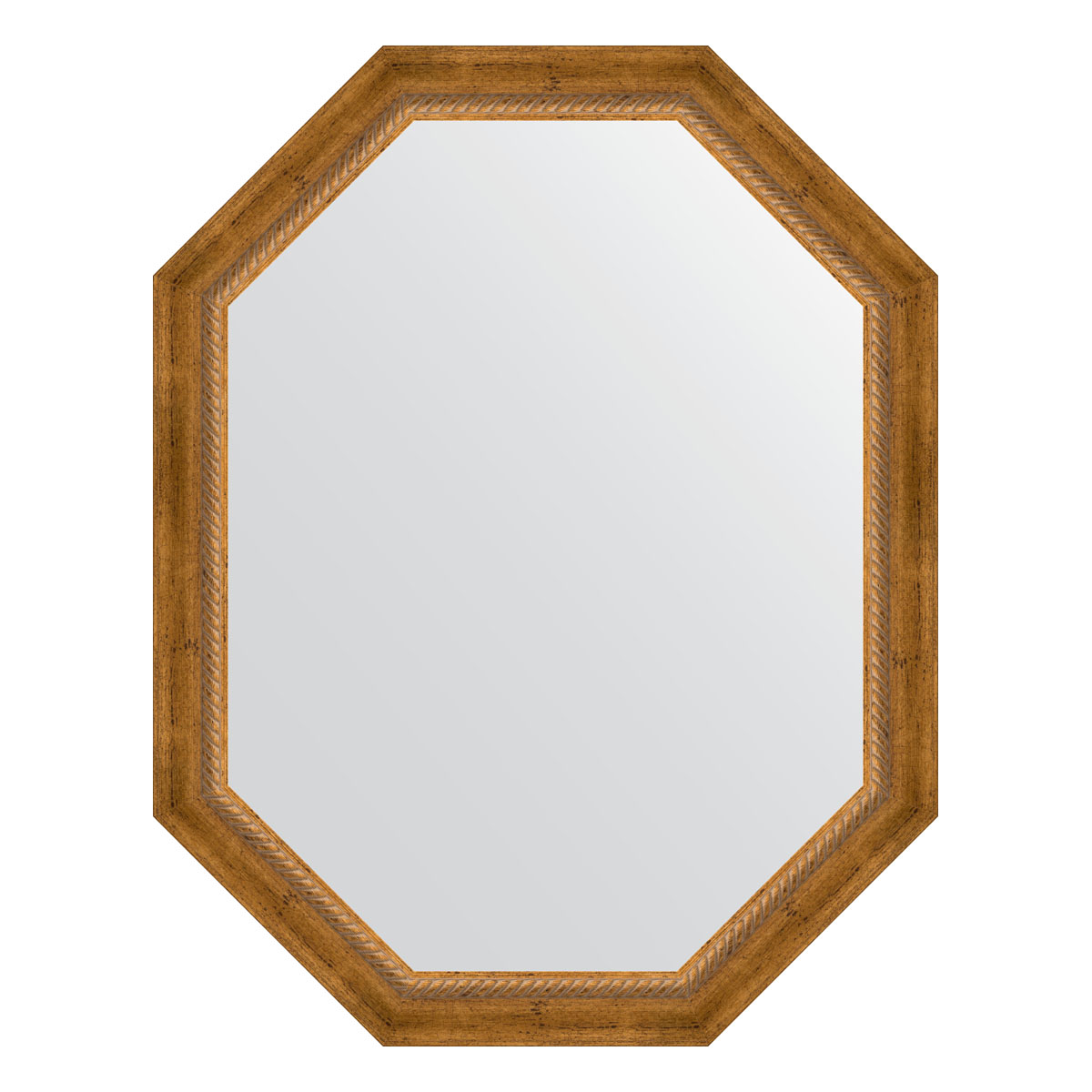 Зеркало в раме 73x93см Evoform BY 7116 состаренная бронза с плетением
