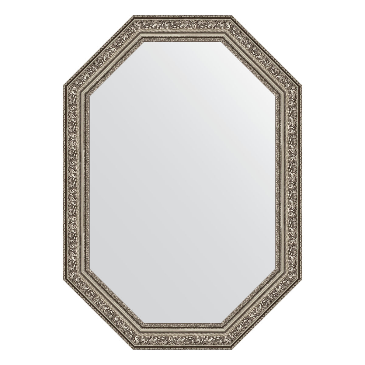 Зеркало в раме 50x70см Evoform BY 7025 виньетка состаренное серебро