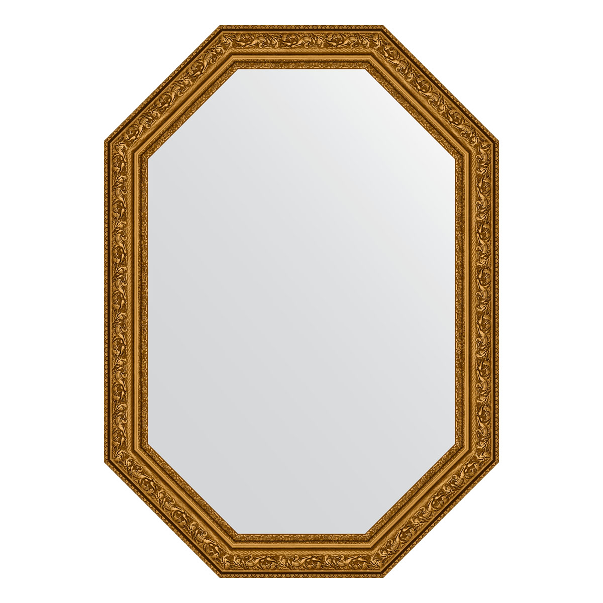 Зеркало в раме 50x70см Evoform BY 7021 виньетка состаренное золото