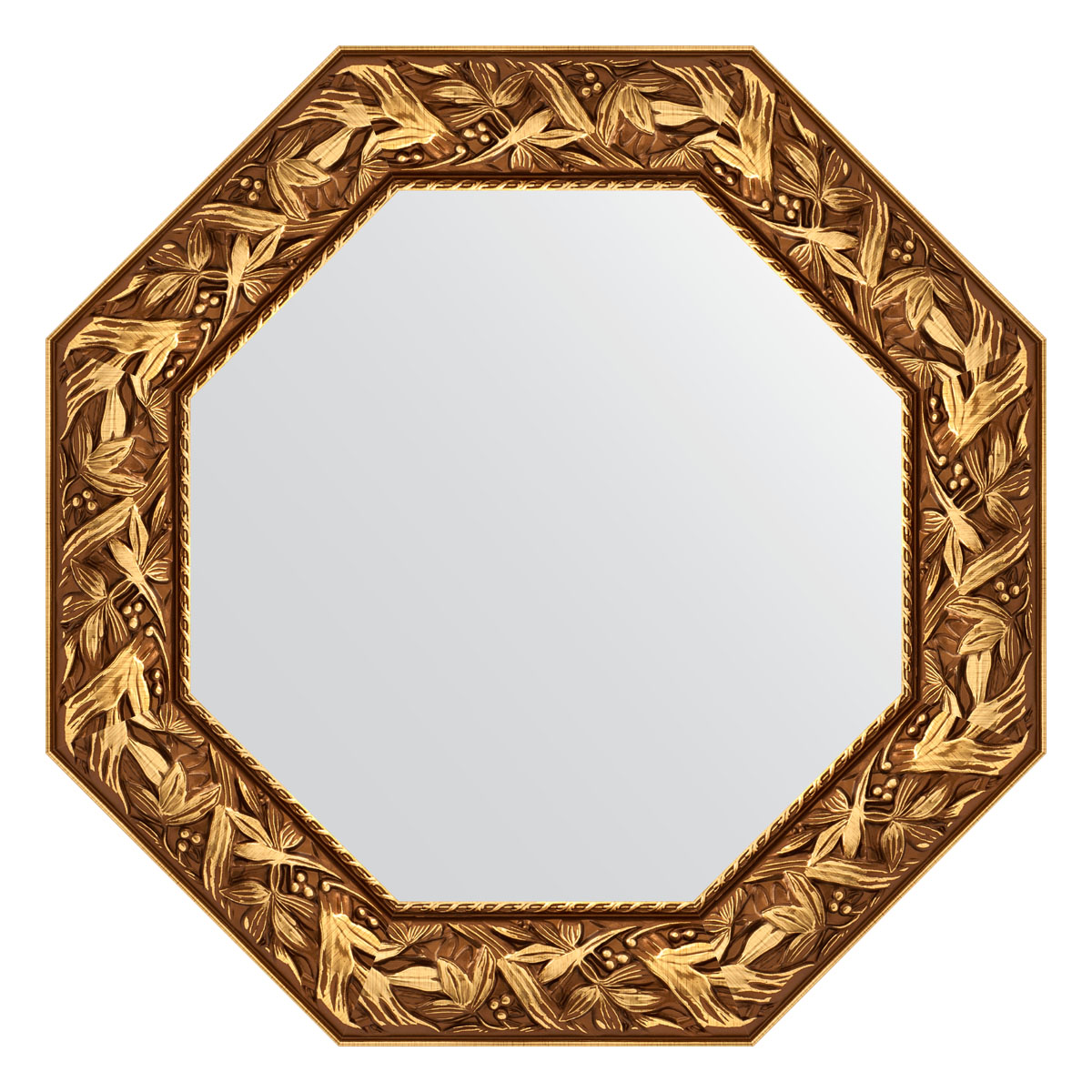 Зеркало в раме 69x69см Evoform BY 3830 византия золото