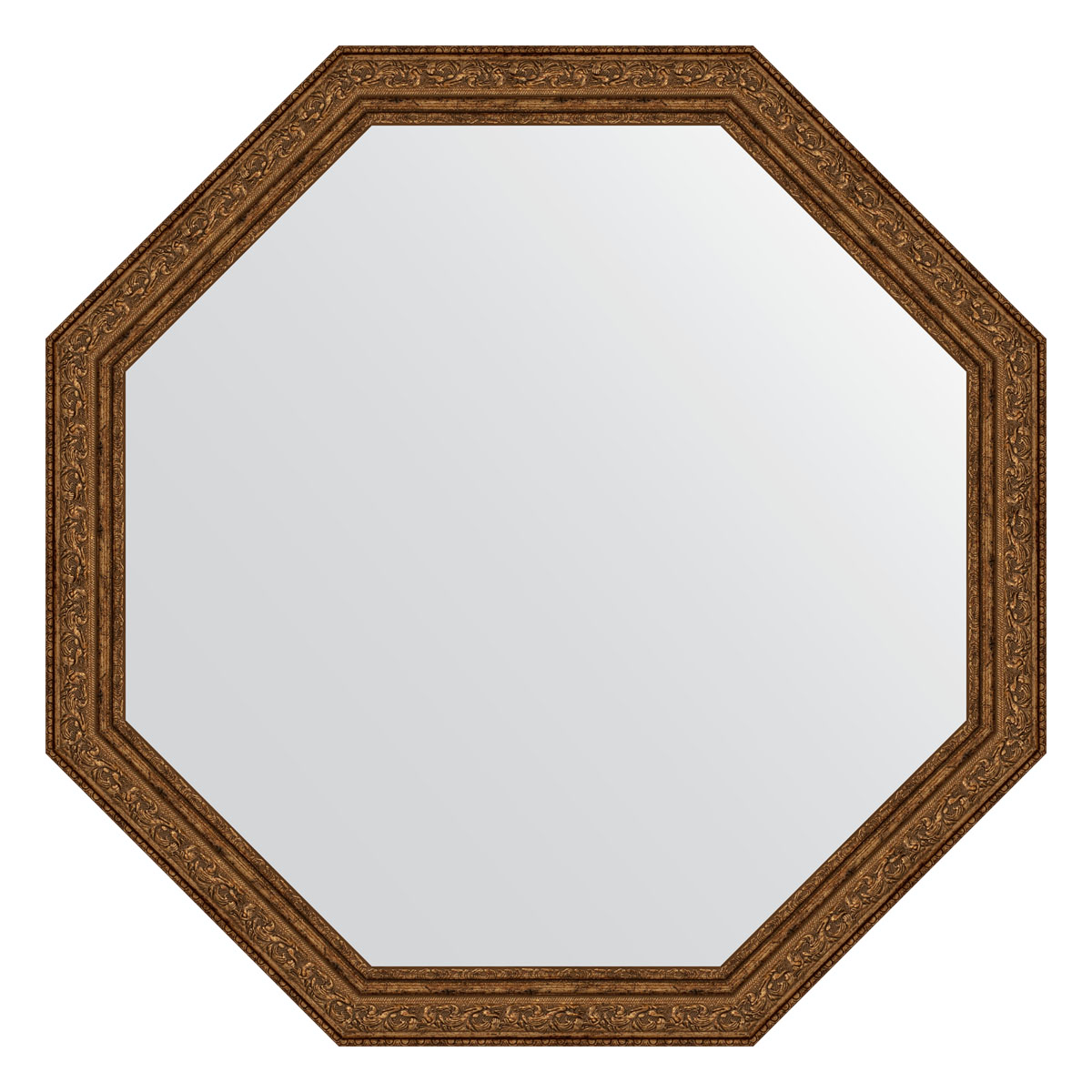 Зеркало в раме 70x70см Evoform BY 3696 виньетка состаренная бронза