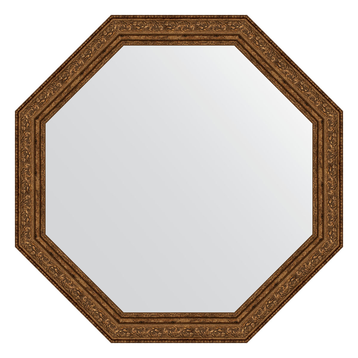 Зеркало в раме 60x60см Evoform BY 3695 виньетка состаренная бронза