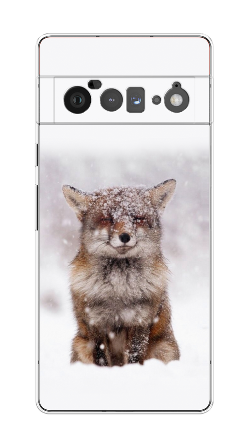 Чехол на Google Pixel 6 Pro "Зимняя лиса"